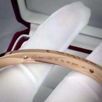 China Love Bangle in 18K gold with diamonds from china jewelry factory for sale