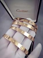 China Love Bangle in 18K gold with diamonds from china jewelry factory for sale
