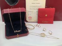 China Car Tie 18k Gold  PanthèRe De Car Tier Necklace Rose Gold Tsavorite Garnets VVS Diamonds for sale