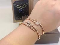China Serpenti Viper Bracelet Serpenti Viper 18 Kt Yellow Gold Bracelet With Pavé Diamonds for sale
