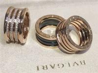 China B.zero1 4-band ring in 18kt pink gold with pave diamonds AN857022 for sale
