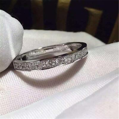 China full diamonds  ring 18kt gold with yellow gold or white gold for sale