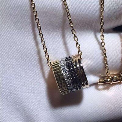 China diamonds of  necklace 18kt gold  with yellow gold or white gold for sale