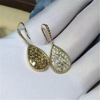China full diamond earrings  18kt gold diamonds necklace for sale