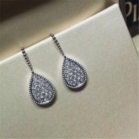 China full diamond earrings  18kt  gold  with yellow gold or white gold for sale