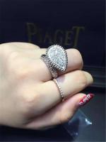 China full diamonds ring  18kt gold  with yellow gold or white gold for sale