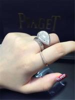 China full diamonds ring  18kt gold  with yellow gold or white gold for sale