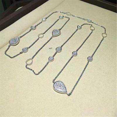 China diamonds necklace  18kt gold  with yellow gold or white gold for sale