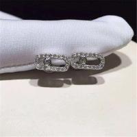 China full diamonds earring  18kt  gold   with yellow gold or white gold for sale