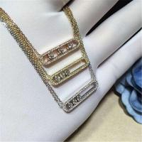China diamonds necklace 18kt  gold  with yellow gold or white gold or  pink gold for sale