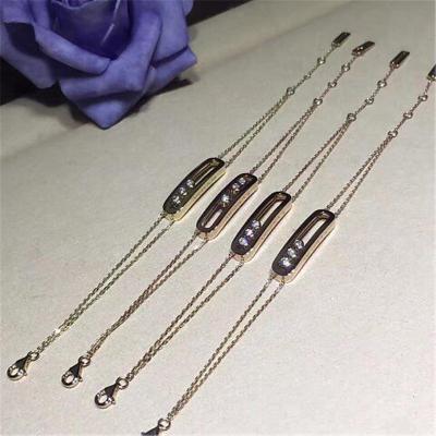 China diamonds bracelet 18kt  gold  with yellow gold or white gold or  pink gold for sale