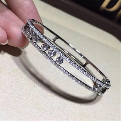 China seven diamonds bracelet 18kt  gold   with yellow gold or white gold for sale