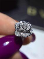 China Piaget  full diamonds rose earring 18kt gold  with white gold or yellow gold or pink gold for sale
