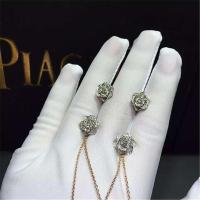China Piaget  full diamonds rose earring 18kt gold  with white gold or yellow gold or pink gold for sale