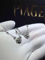 China Piaget  mini full diamonds rose necklace 18kt  gold  with white gold or yellow gold or pink gold for sale