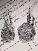China Piaget  full diamonds rose earring 18kt  gold  with white gold or yellow gold or pink gold for sale