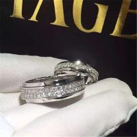 China Piaget diamonds ring with 76 diamonds of 18kt  gold  with yellow gold or white gold for sale