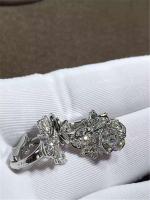 China Piaget  full  diamonds rose earring 18kt  gold  with white gold or yellow gold or pink gold for sale