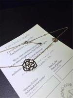 China Piaget double rose necklace 18kt  gold  with white gold or yellow gold or pink gold for sale