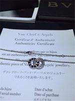 China Piaget diamonds of double ring necklace 18kt  gold  with white gold or yellow gold or pink gold for sale