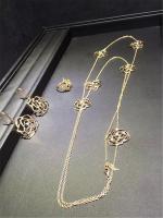 China Piaget diamonds of seven rose  necklace 18kt  gold  with white gold or yellow gold or pink gold for sale