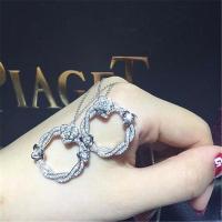 China Piaget  full diamonds of rose vine  necklace 18kt  gold  with white gold or yellow gold 110 diamonds for sale