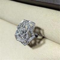 China Piaget  full diamonds of hollow rose ring 18kt gold  with white gold or yellow gold for sale