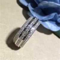 China Piaget full diamonds of rotating ring 18kt gold  with yellow gold or white gold for sale