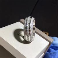 China Piaget full diamonds of rotating ring 18kt gold  with yellow gold or white gold for sale