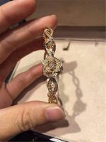 China Piaget  full diamonds of rose vine  bracelet  18kt  gold  with white gold or yellow gold for sale