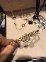China Piaget  full diamonds of rose vine  bracelet  18kt  gold  with white gold or yellow gold for sale