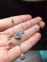 China Piaget full diamonds necklace of 18kt gold  with white gold for sale