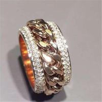 China Piaget  diamonds of rotating ring 18kt gold  with yellow gold or white gold for sale