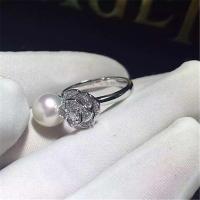 China Piaget diamonds rose pearl ring of 18kt gold  with yellow gold or white gold for sale