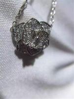 China Piaget  mini full diamonds rose necklace 18kt  gold  with white gold or yellow gold or pink gold for sale