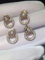 China Piaget diamonds of possession earring 18kt gold  with yellow gold or white gold for sale