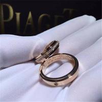China Plaget diamonds of couple ring 18kt  gold  with white gold or yellow gold for sale