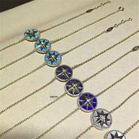 China diamonds of star disk bracelet  18kt gold  with yellow gold or white gold for sale