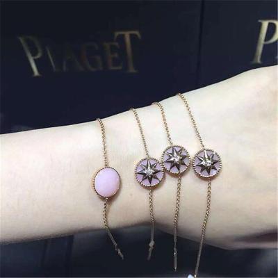China diamonds of star disk bracelet  18kt gold  with yellow gold or white gold for sale
