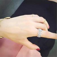 China Diamond Ring Enchanted Lotus 18K White Gold Ring with Natural Diamonds J1FK02Z00W for sale