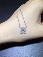 China full diamonds necklace  18kt gold with white gold for sale