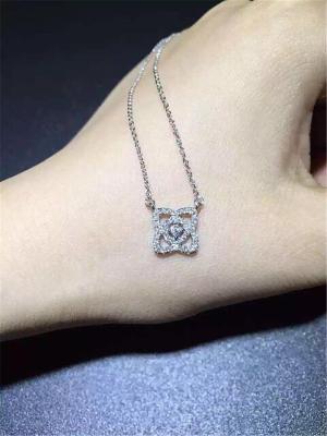 China full diamonds necklace  18kt gold with white gold for sale