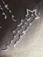 China Luxury Brand Jewelry diamonds of comet necklace 18kt gold  with yellow gold or white gold for sale