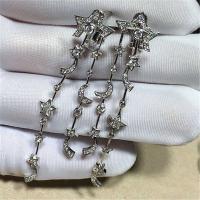 China Luxury Jewelry diamonds of comet earring 18kt gold  with yellow gold or white gold for sale