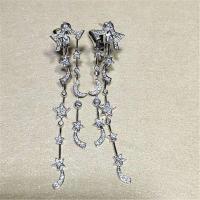 China Luxury Jewelry diamonds of comet earring 18kt gold  with yellow gold or white gold for sale