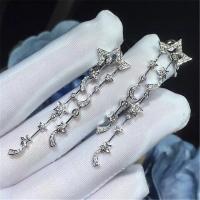 China Luxury Jewelry diamonds of comet earring 18kt gold  with yellow gold or white gold for sale