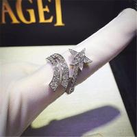 China Luxury Brand Jewelry Full diamonds of comet ring 18kt gold  with yellow gold or white gold for sale
