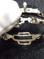China diamonds of double ring bracelet 18kt gold  with white gold or yellow gold for sale