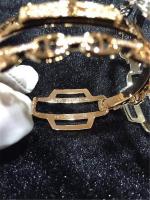 China diamonds of double ring bracelet 18kt gold  with white gold or yellow gold for sale