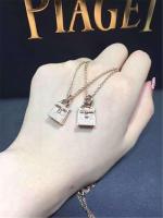 China full diamonds of kelly bag necklace 18kt gold  with white gold or yellow gold for sale